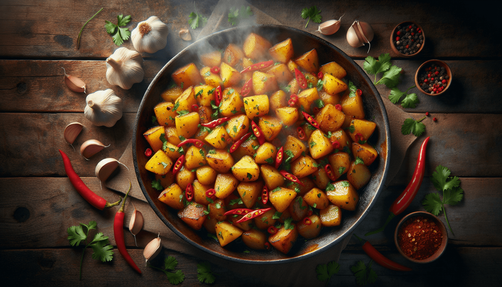 Receta saludable y sabrosa: BATATA HARRA – PAPAS PICANTES al estilo ...