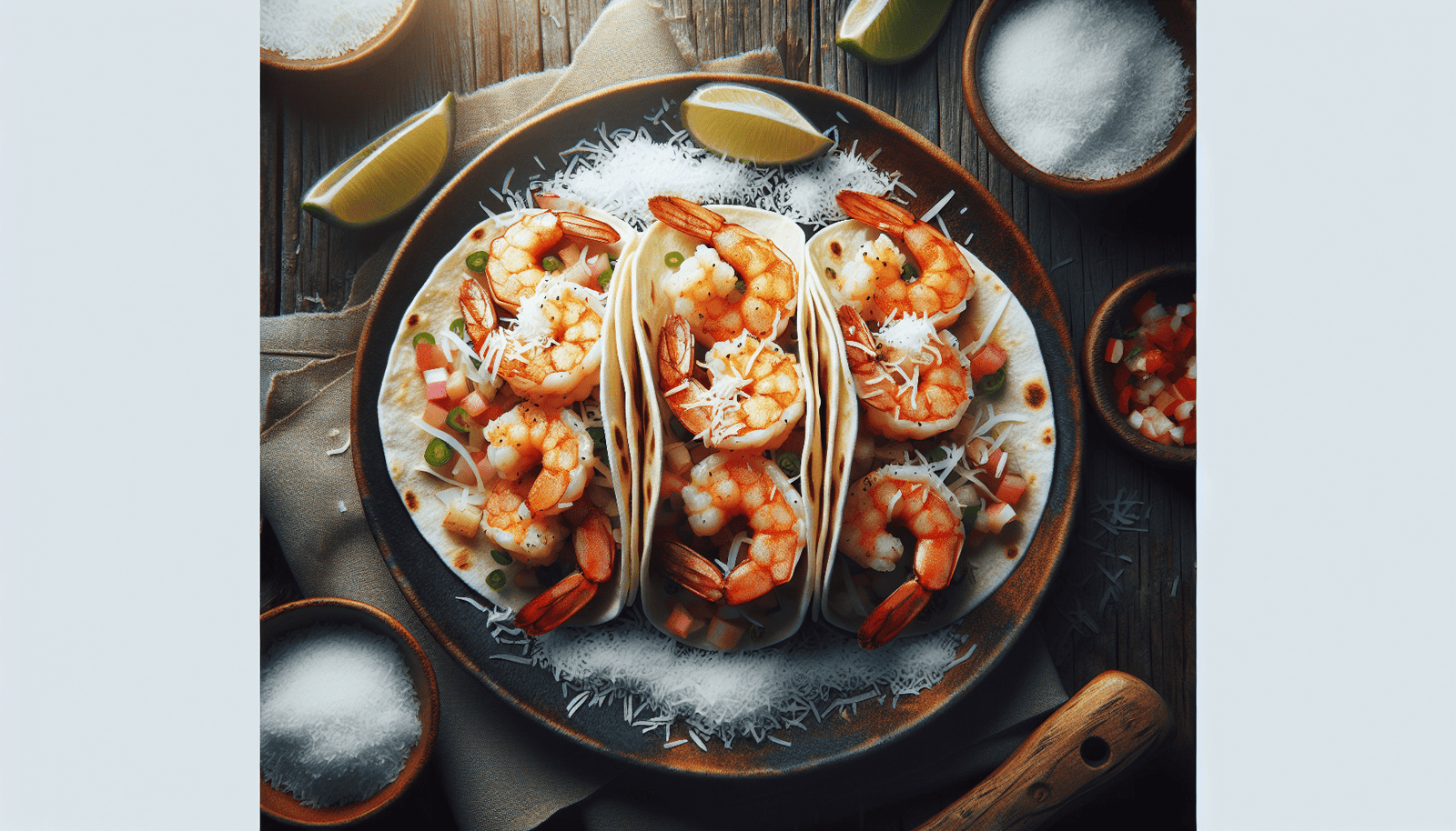 Deliciosos TACOS DE CAMARONES CON COCO: receta saludable y sabrosa ...